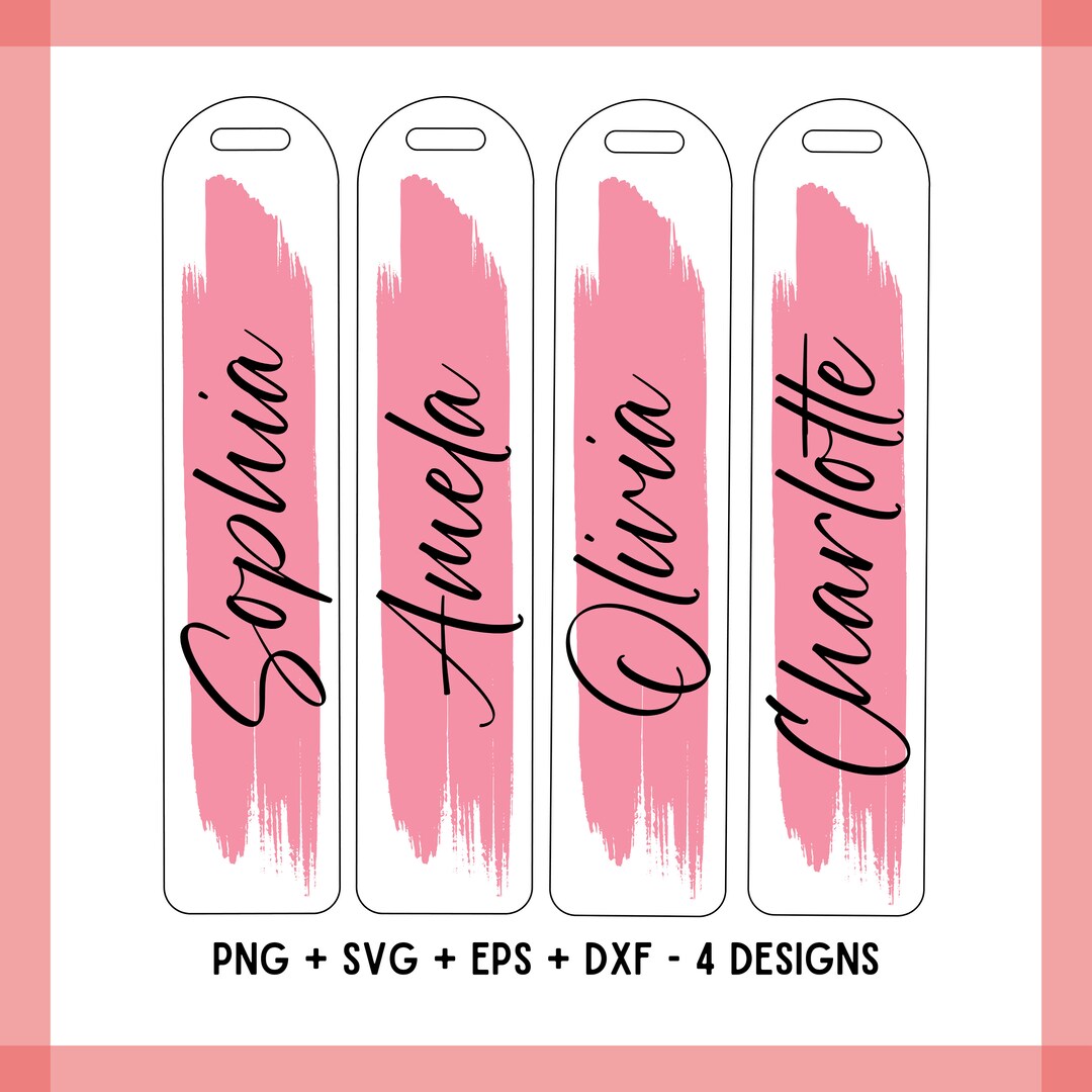 Bookmark SVG - Bookmark Template SVG, Personalization Bookmark SVG ...