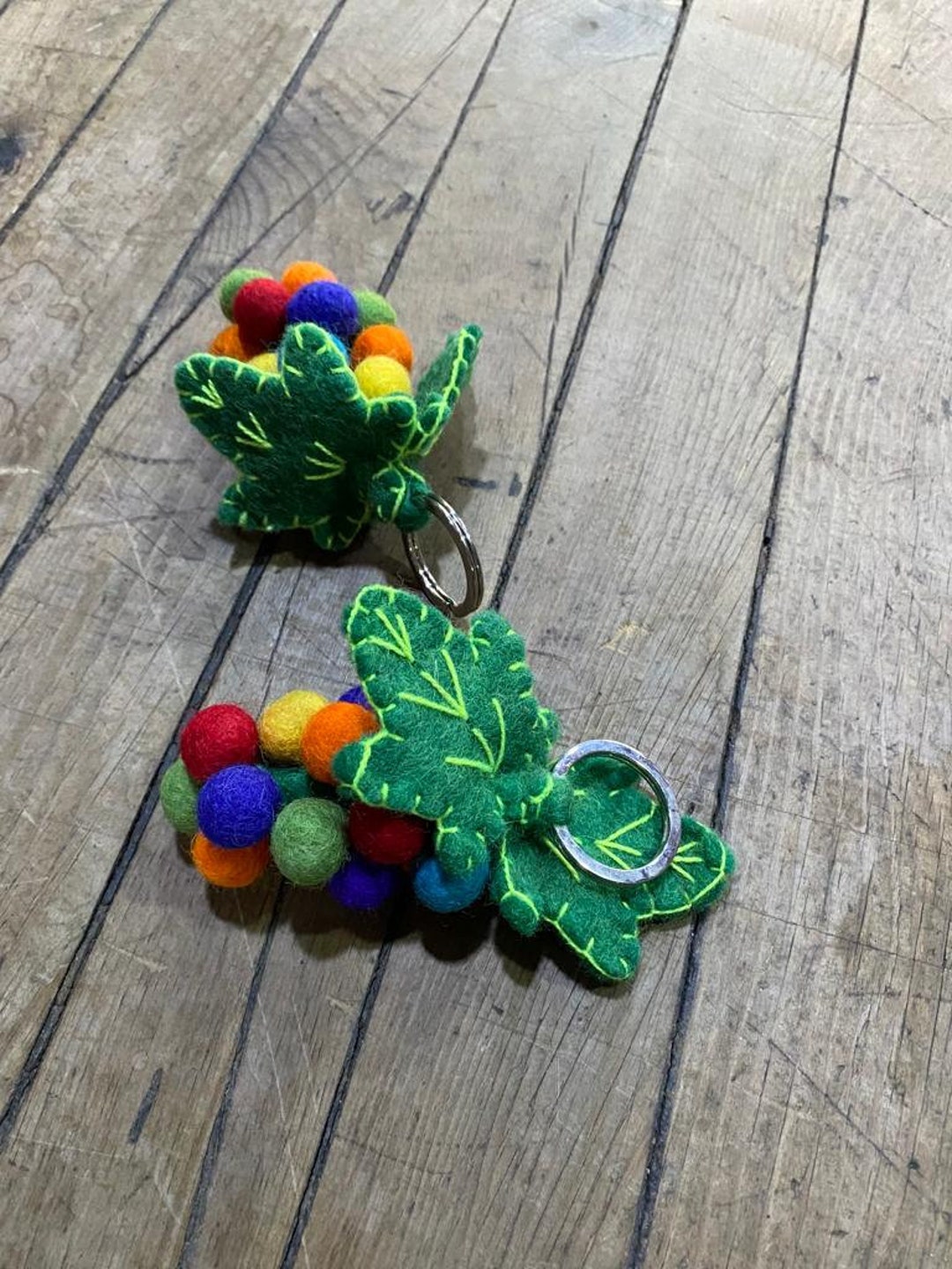 Felt Keychain,cute Keychain,bag Accessories, Purse Accessories, Felt ...