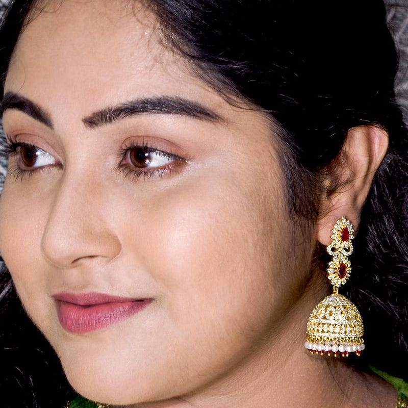 Jhumka Earrings - Etsy