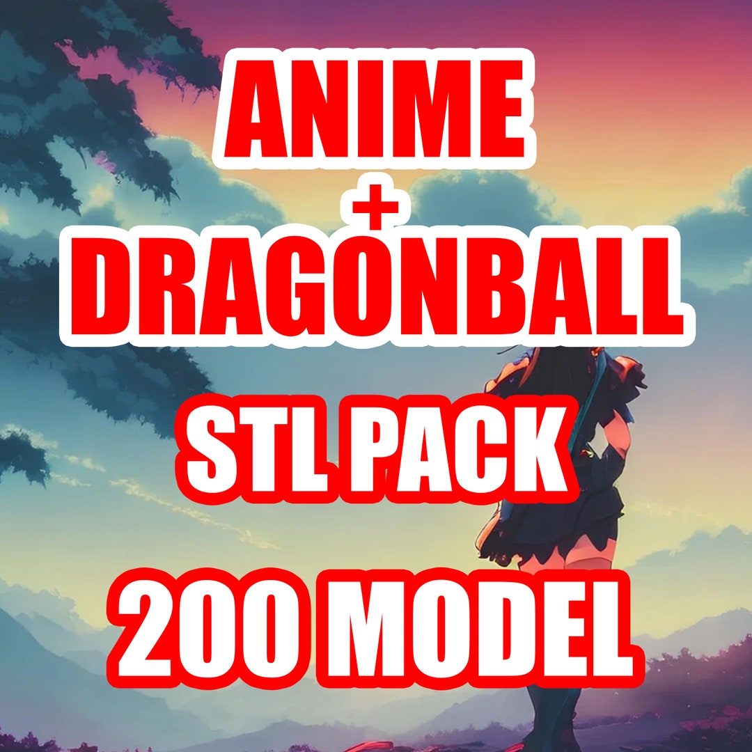 Anime STL Pack, Anime 3D Model Pack, Anime Figure Pack, Anime 3D Print ...