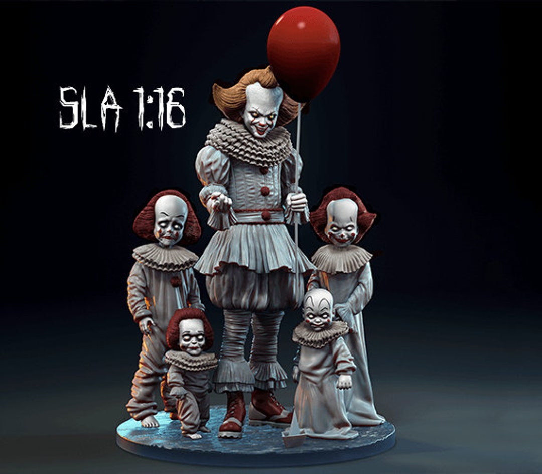 Pennywise Family 3D Model Print File Pennywise Figure STL - Etsy UK