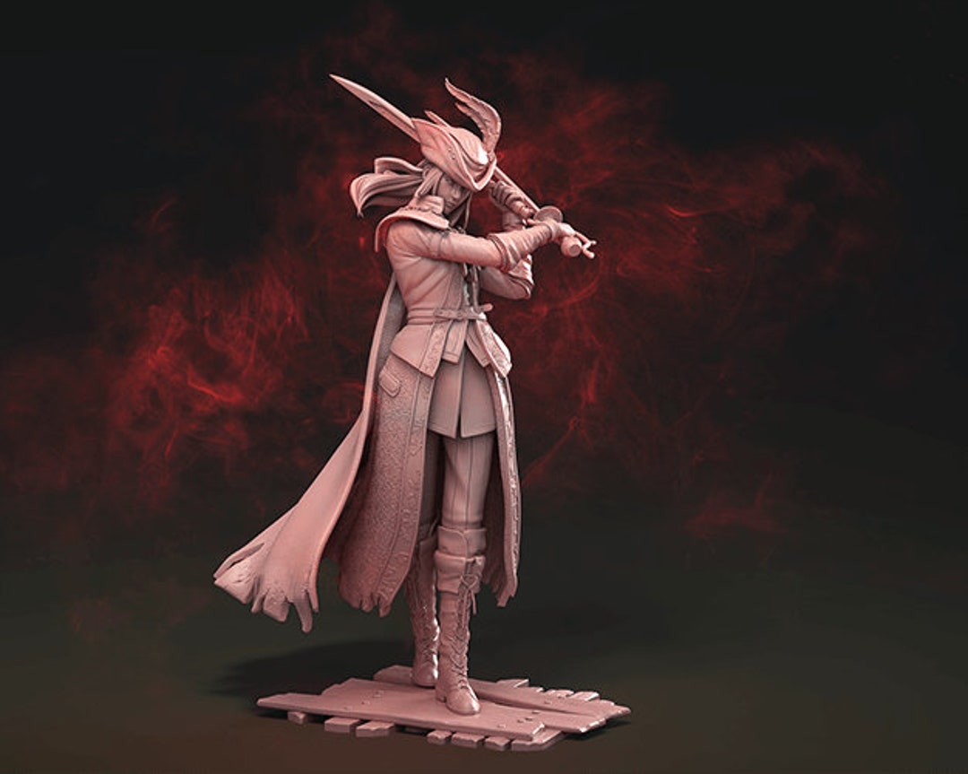 Bloodborne Lady Maria 3D Model Print File Lady Maria Figure - Etsy España