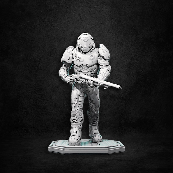 Doom Slayer Stl File - Etsy
