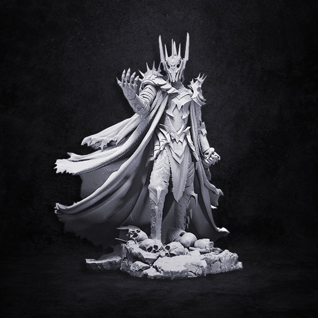 Lord of the Rings Sauron 3D Model STL File, Sauron 3D Print File ...