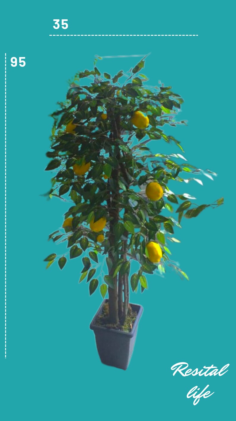 Artificial Lemon Tree - Etsy