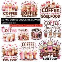 Iced Coffee Girly PNG, Pink Coquette Clipart, Iced Coffee PNG, Coquette ...