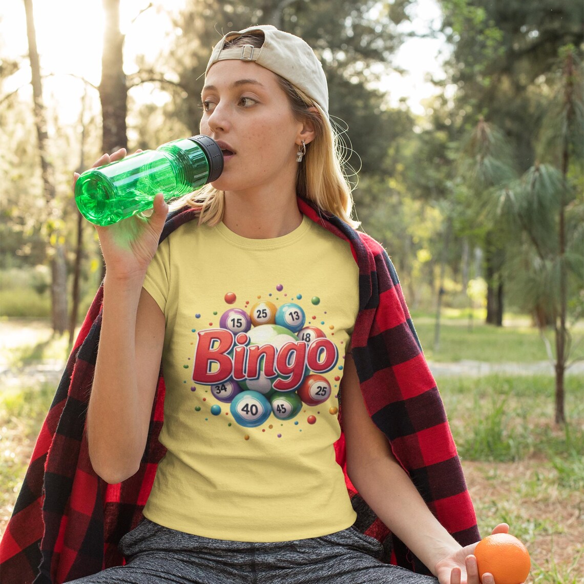 Bingo T-shirt Sublimation Design PNG, Colorful Bingo Balls Graphic ...