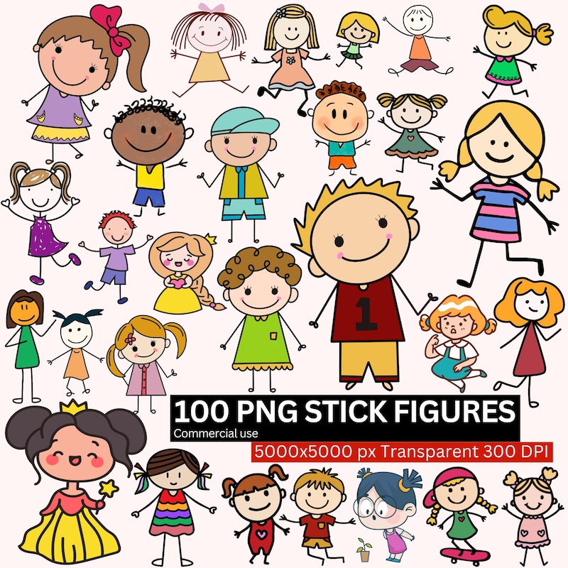 Stick Figures - Etsy