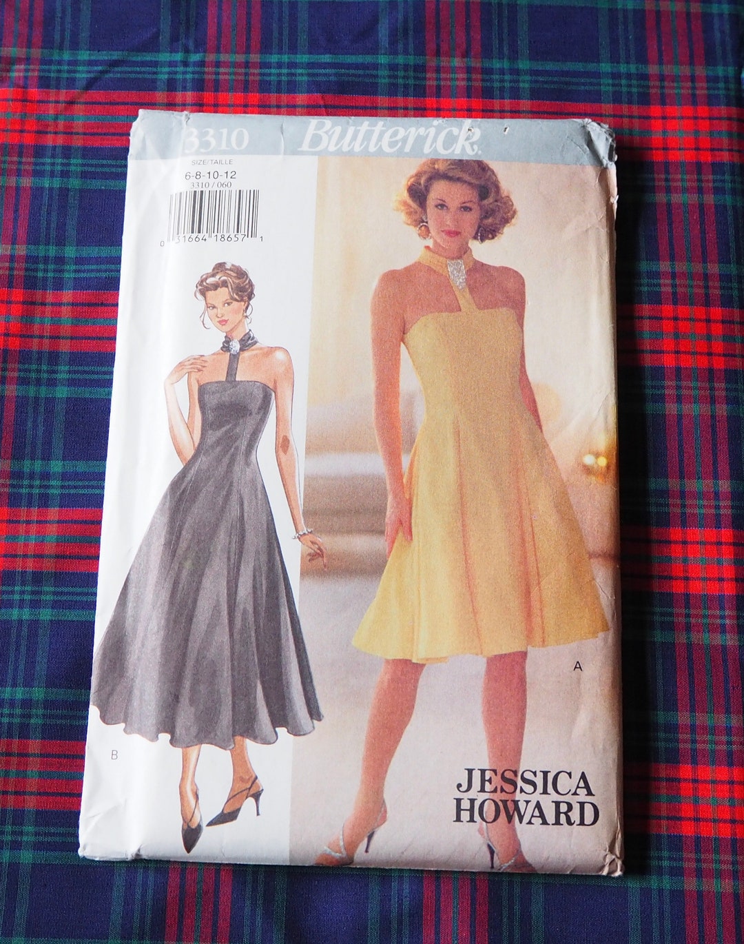 Butterick 3310, Jessica Howard Designer, Paper Sewing Pattern, Cocktail ...