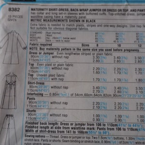 Simplicity 8382, Paper Sewing Pattern, Maternity Dress, Jumper, Top ...