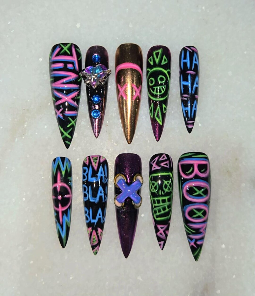 JINX // Arcane & League of Legends Inspired Jinx and Powder Graffiti ...