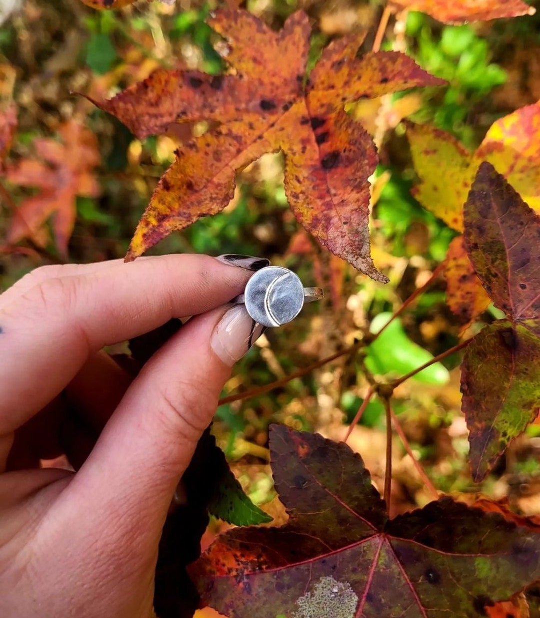 Phases Band Ring - Etsy