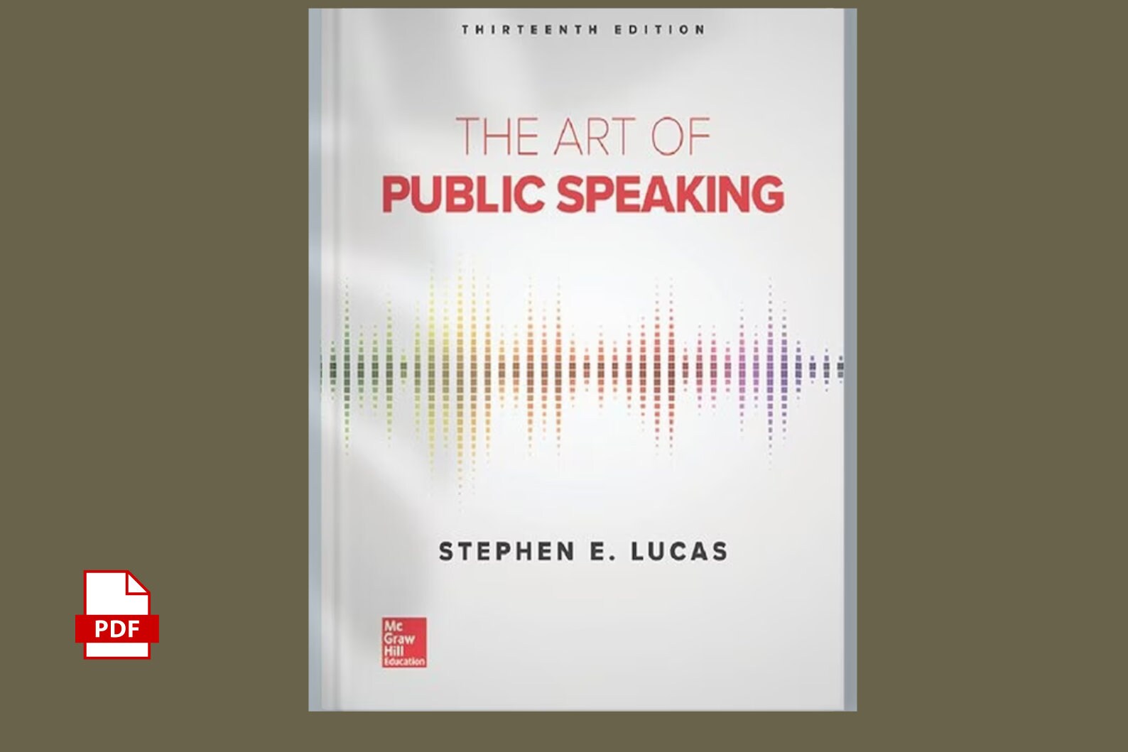 The Art of Public Speaking 13th Edition by Stephen Lucas - Etsy