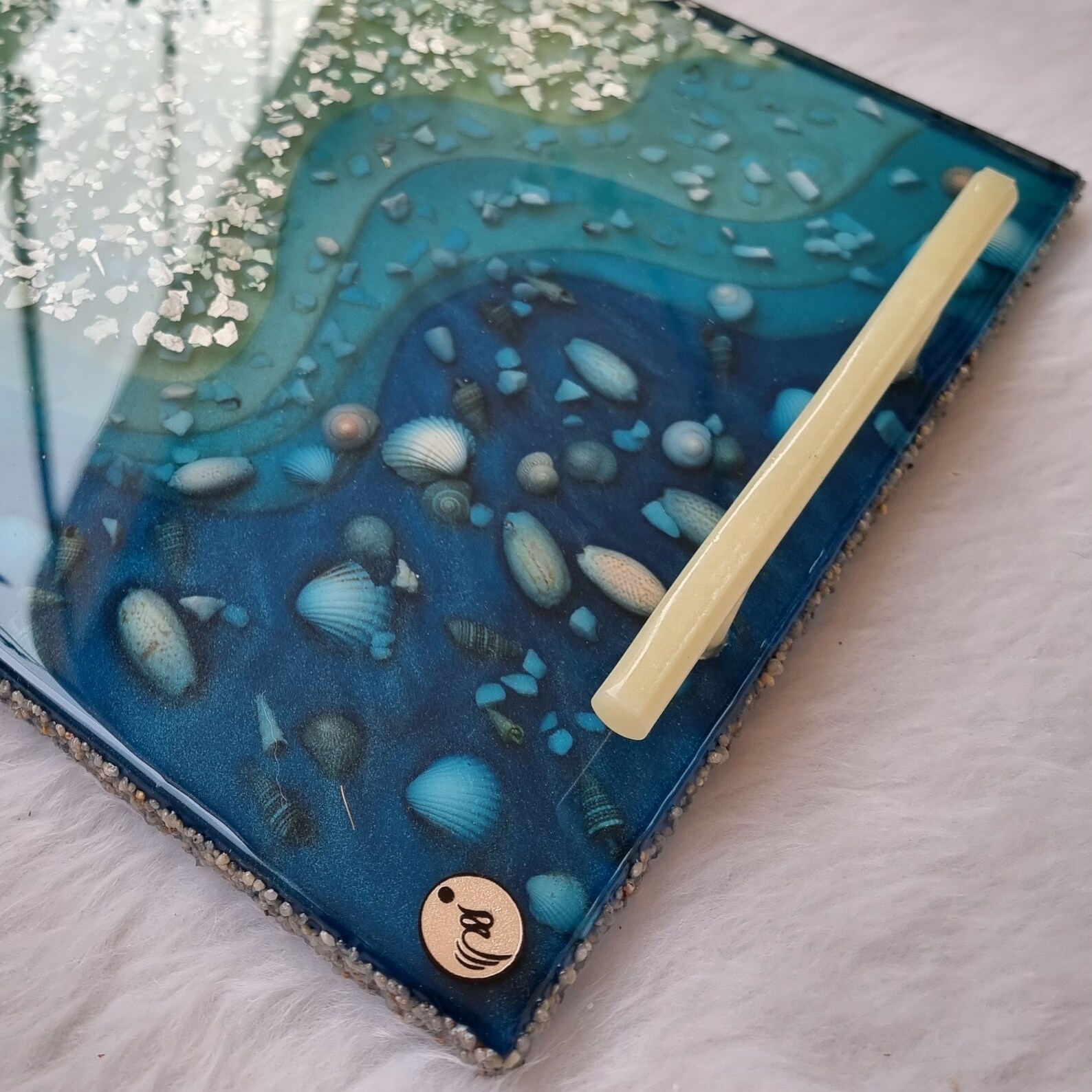 Handmade Resin Tray ,unique Resin Board, Sea Shore, Beautiful Shells ...