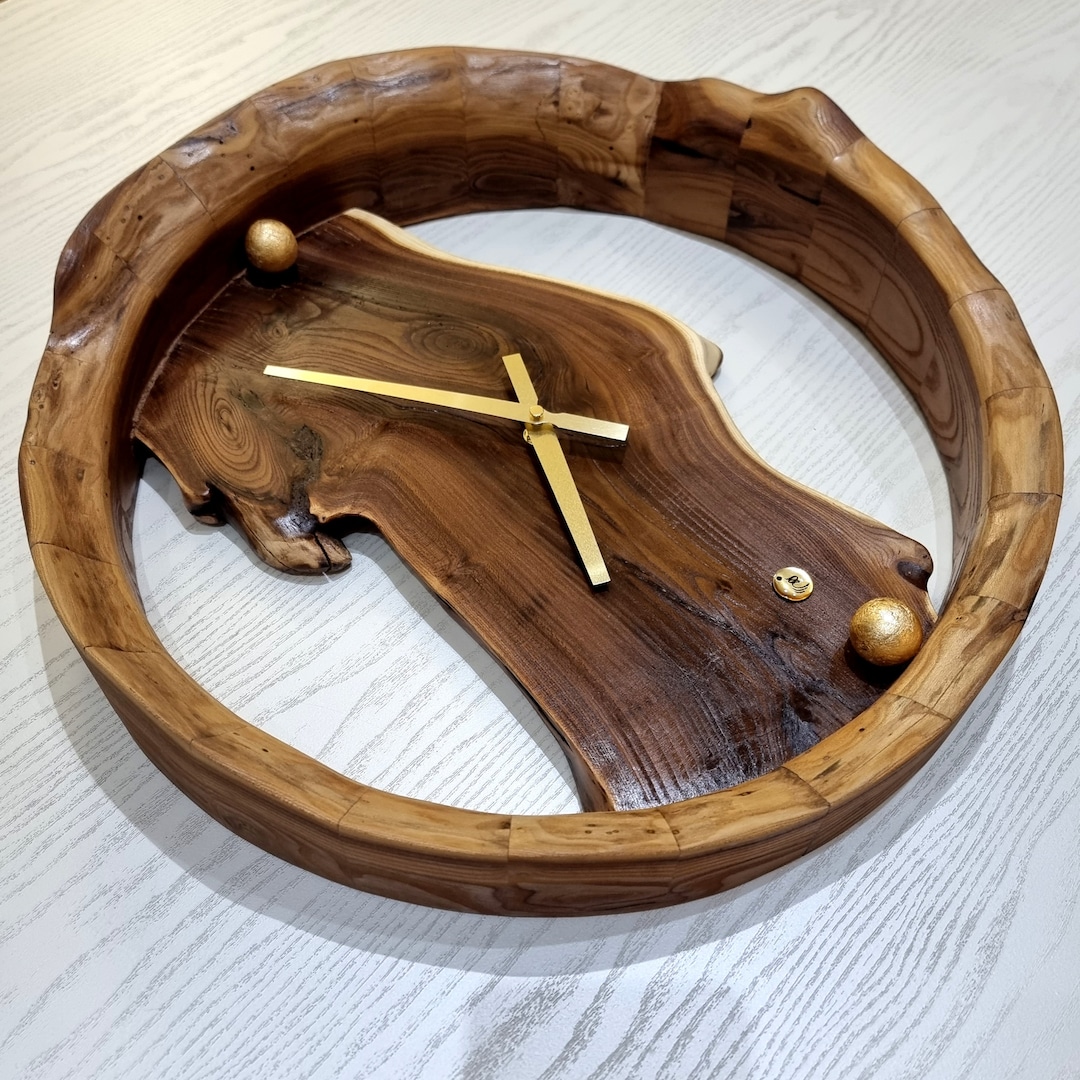 Rustic Clock, Wall Clock, Clock, Home Decoration, Rustic Decoration ...