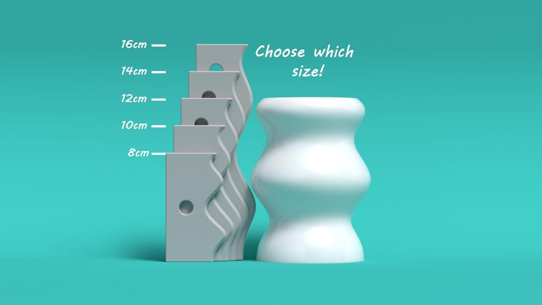 Pottery Throwing Tools - Multiple Sizes - Wheel Throwing Rib Tool - 8 ...