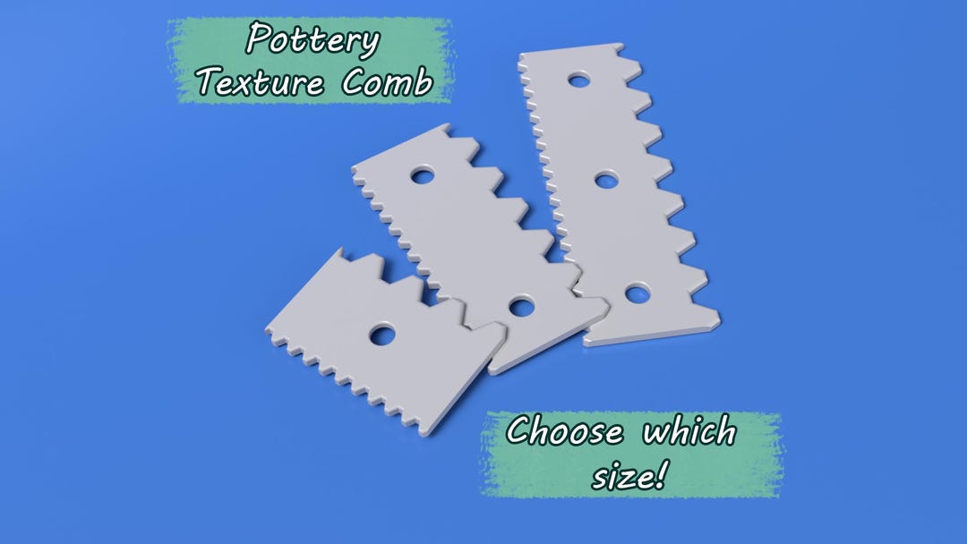 Pottery Texture Comb Tool: Hand Building & Wheel Throwing (8-16cm) - Etsy