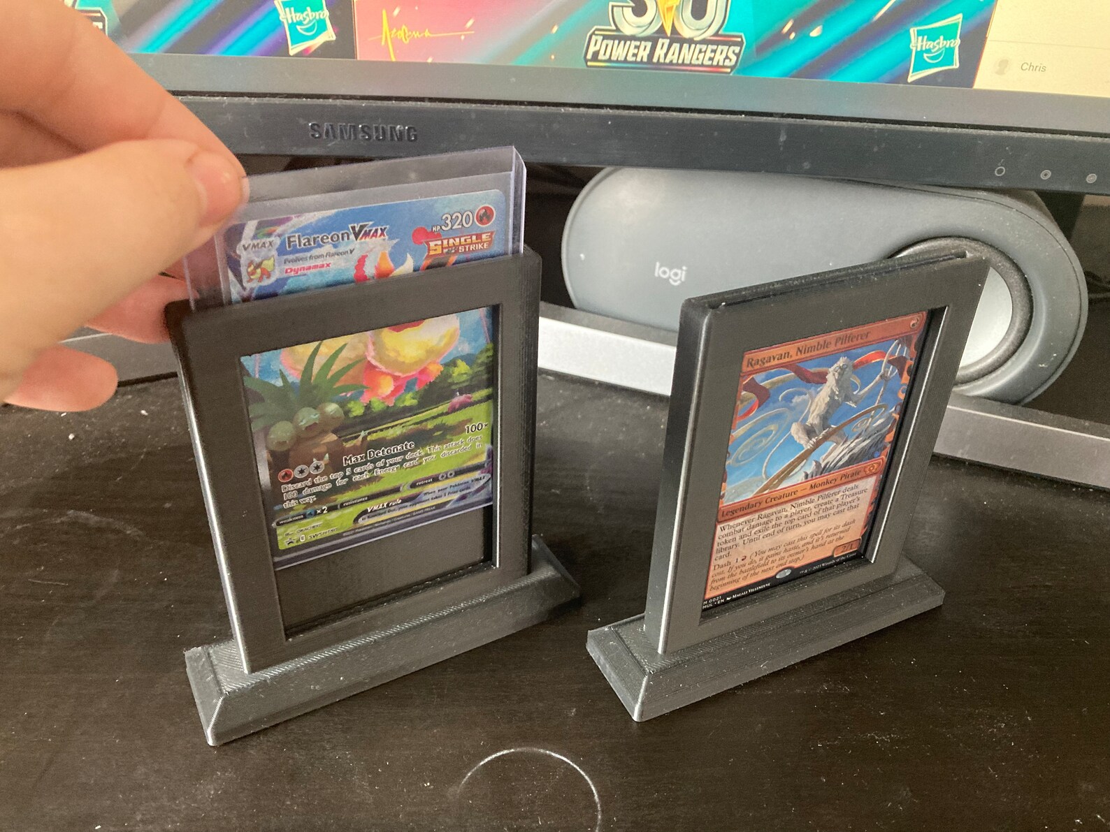 3D Printed Toploader Frame for Standard Sized Trading Cards - Etsy