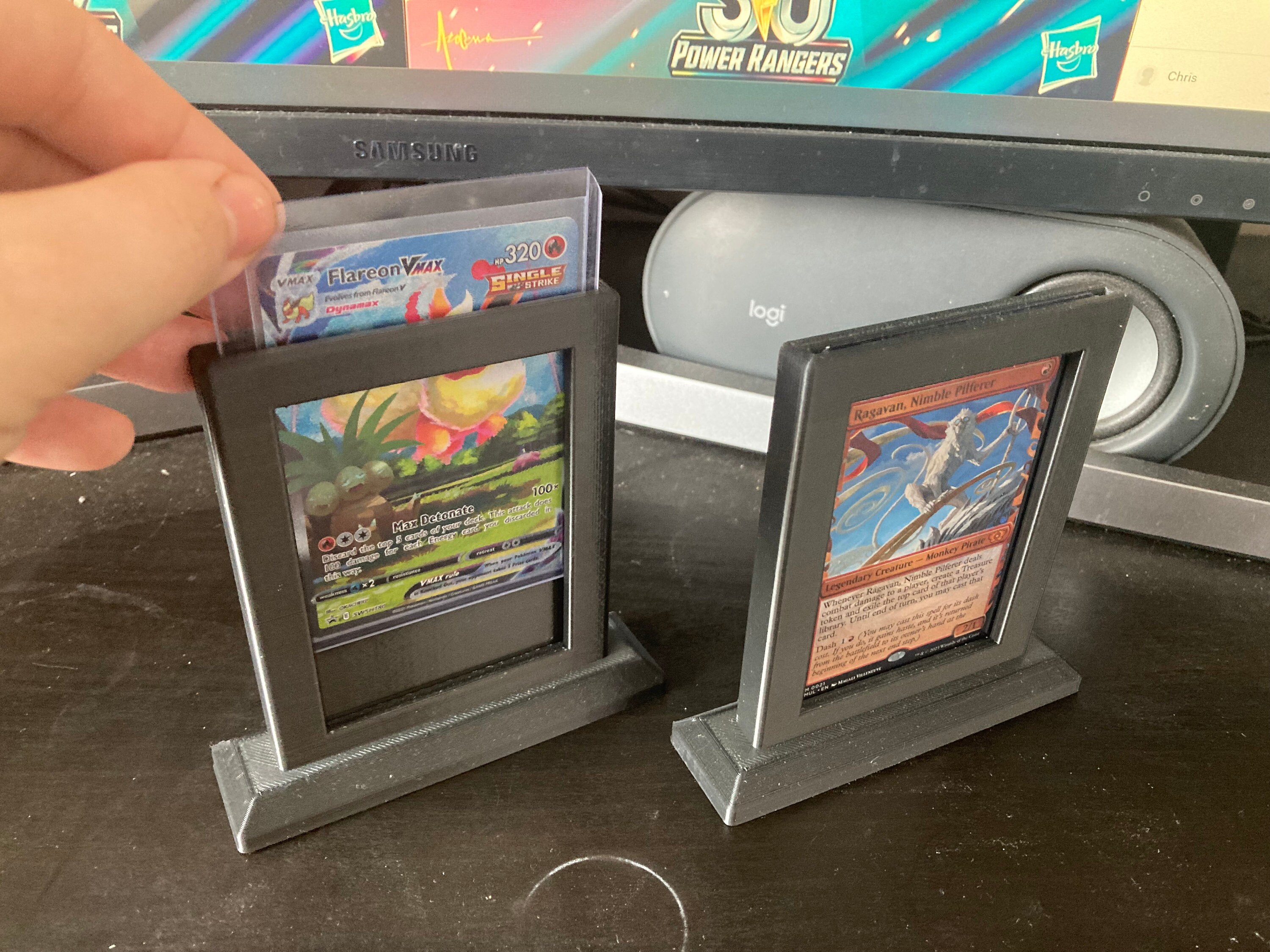 3D Printed Toploader Frame for Standard Sized Trading Cards - Etsy
