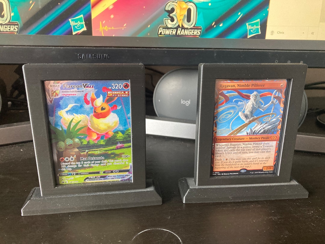 3D Printed Toploader Frame for Standard Sized Trading Cards - Etsy