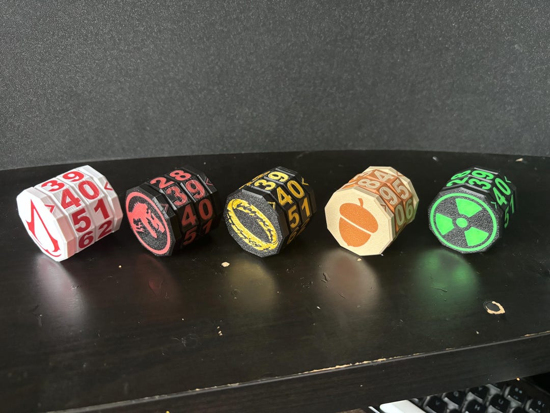 3D Printed Magnetic MTG Commander Life Counters - Etsy