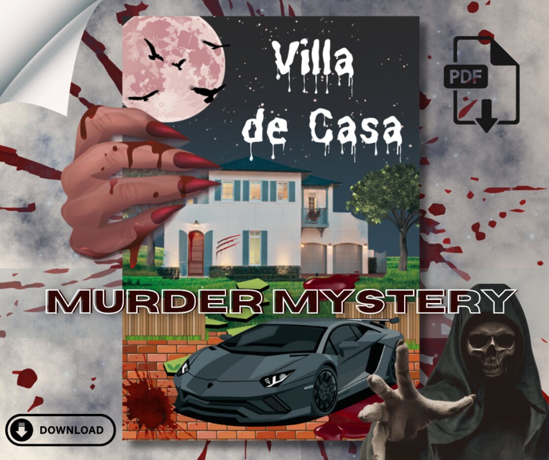 Murder Mystery Detective Game, Case Solving With 33 Printable Clue ...