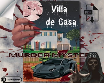 Murder Mystery Detective Game, Case Solving With 33 Printable Clue ...