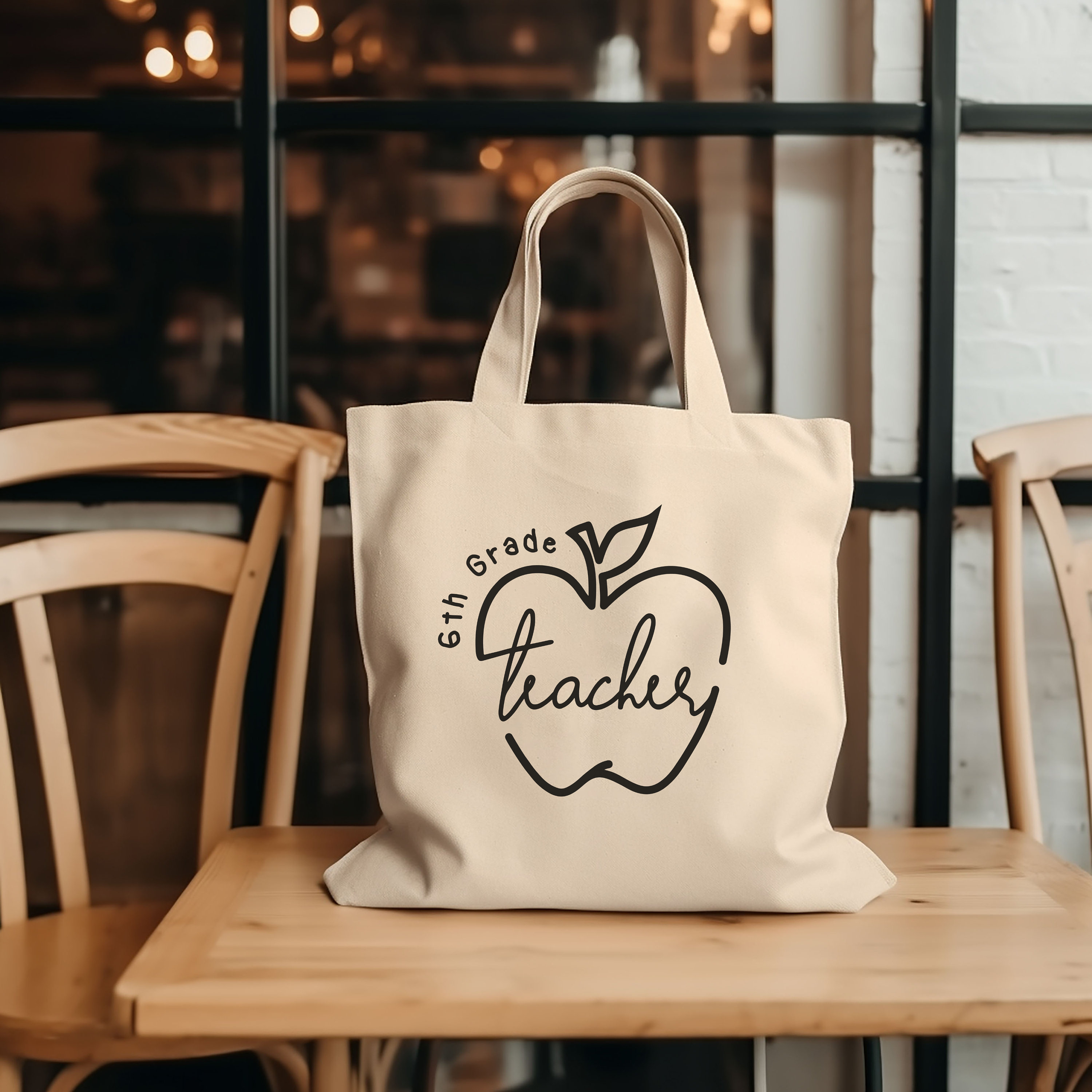 Grade Teacher Tote Bag, ALL Grades Available, Back-to-school Tote Bag ...