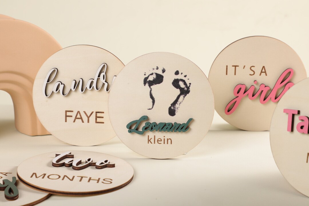 Baby Announcement Sign With Birth Stats Wood Sign for Name - Etsy