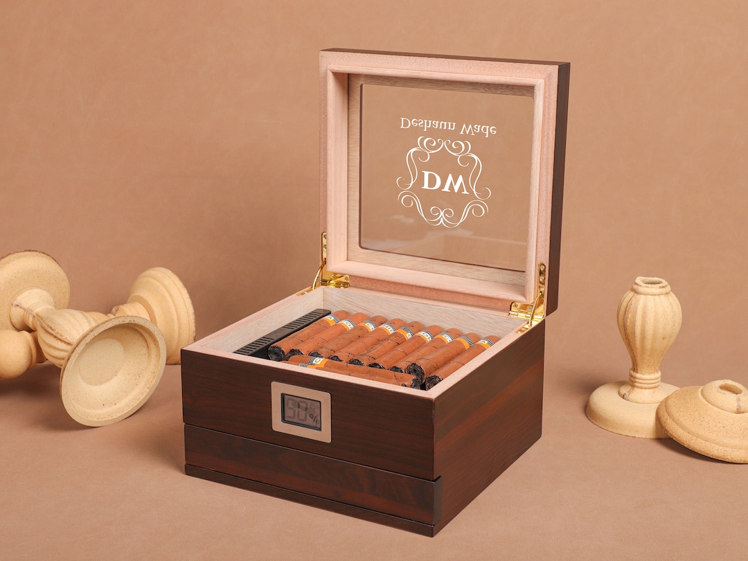 Personalised Cigar Boxes, Cigar Humidors, Monogram Cigar Box, Cigar ...