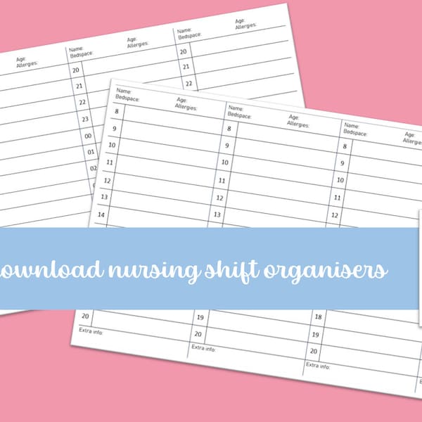 Nursing Student Planner - Etsy UK