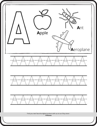 Alphabet Tracing, Alphabet Workbook, Tracing Font, School Font, Writing ...