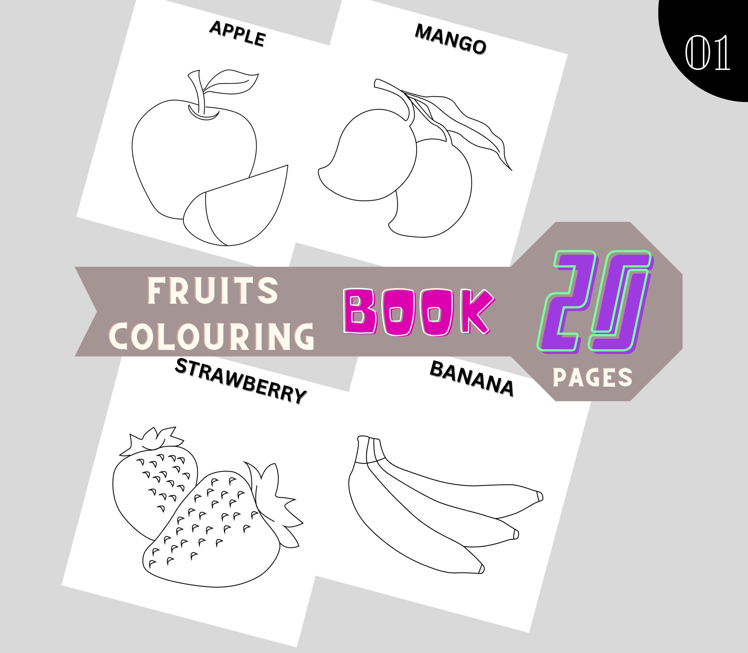 Colouring Book, Colouring Pages, Kids Colouring Book, Kids Book ...