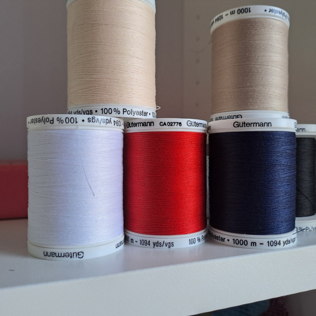 Gutermann Sew All Thread 1000 M Various Colours - Etsy UK