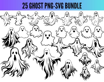 Ghost SVG Ghost Bundle Ghost SVG Bundle Ghost Clipart Ghost SVG Cut ...