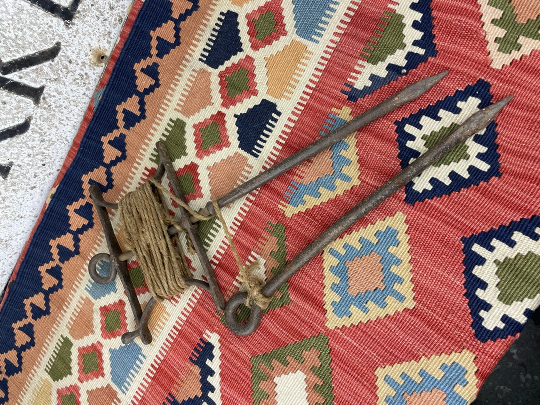 Antique Cast Iron Garden String Line - Etsy