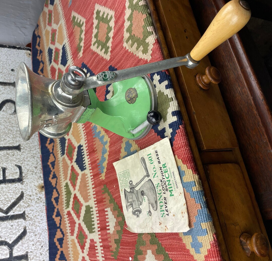 Vintage Mint Green No.601 Spongs Mincer - Etsy