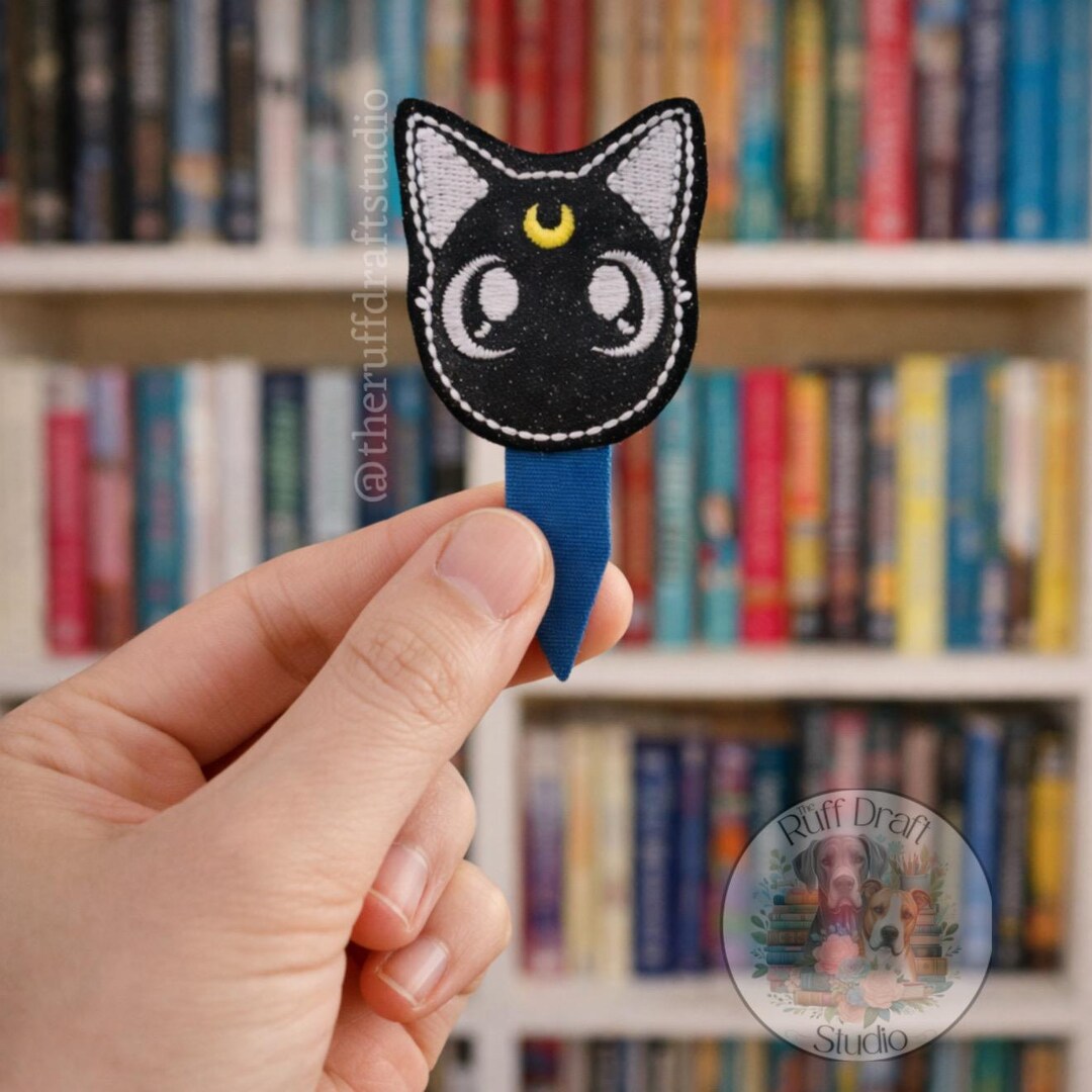 Luna Cat Inspired Magnetic Bookmark | Magical Anime Cat | Cute Bookish ...