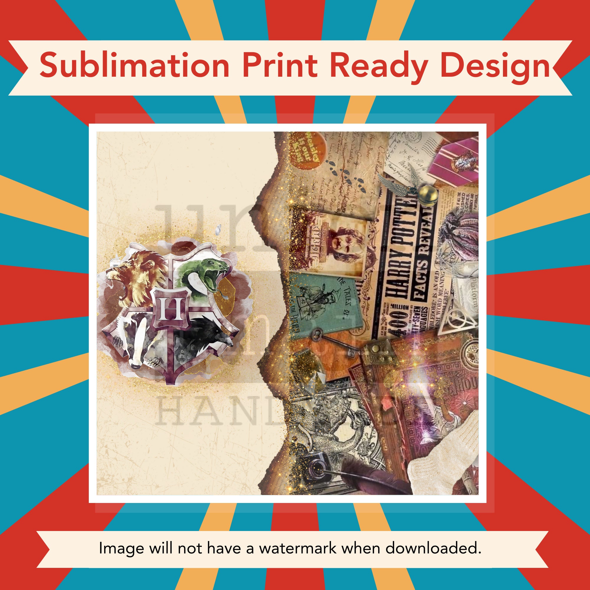 HP Collage PNG Tumbler Wrap Sublimation File - Etsy