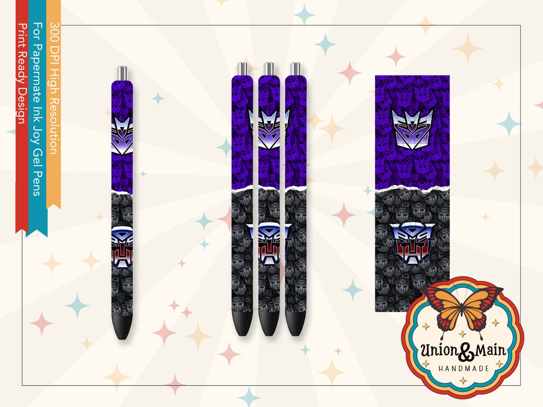 Transformers PNG High Resolution Digital Pen Wrap File - Etsy