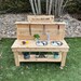 Mud Kitchen With WORKING FAUCET, 2 Sinks and Backsplash - Etsy