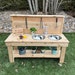 Mud Kitchen With WORKING FAUCET, 2 Sinks and Backsplash - Etsy