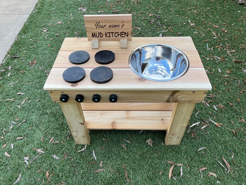 Small Simple Mud Kitchen With Working Faucet - Etsy