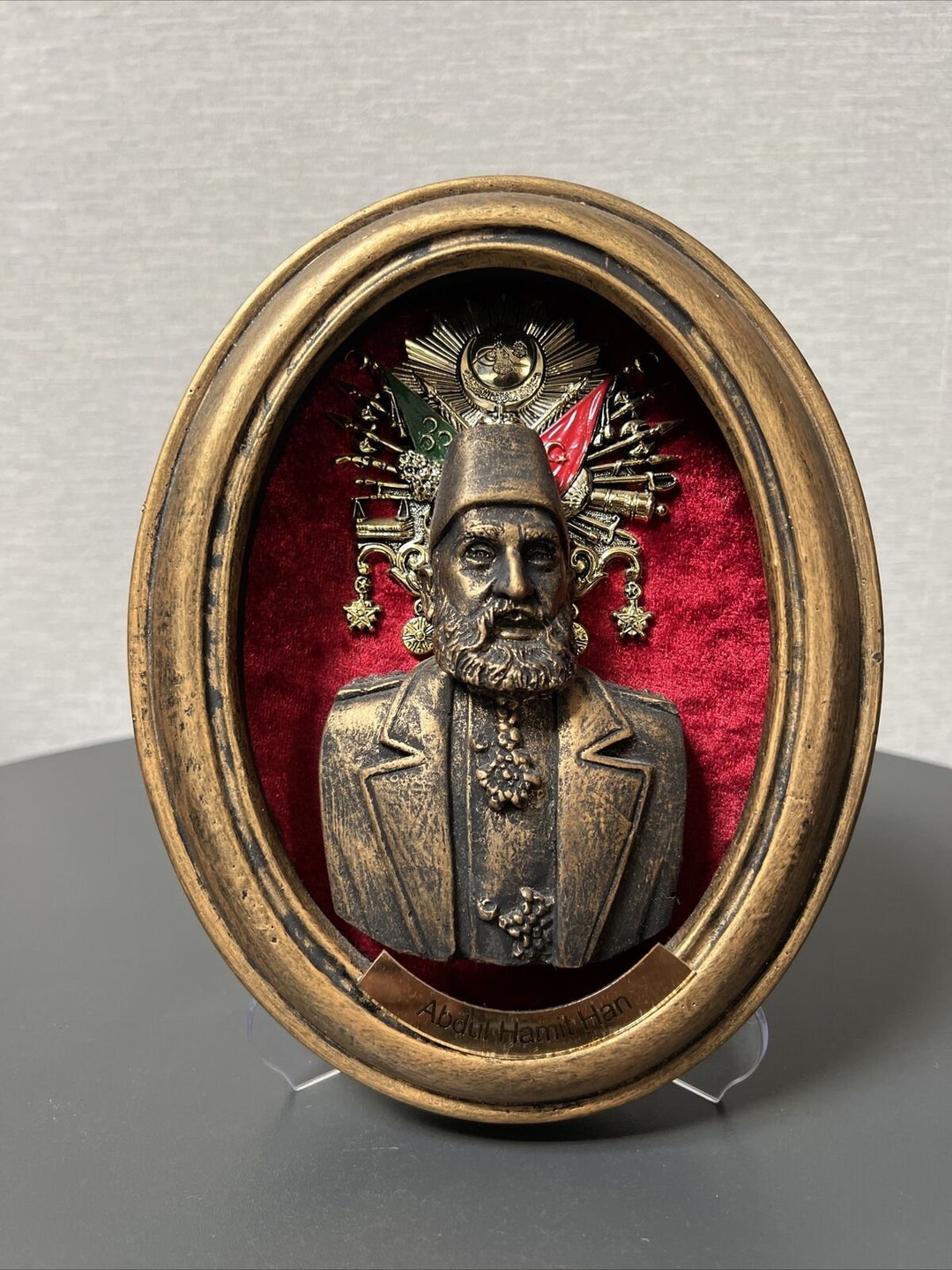 Sultan Abdul Hamid Han 3D Portrait With Stand - Etsy