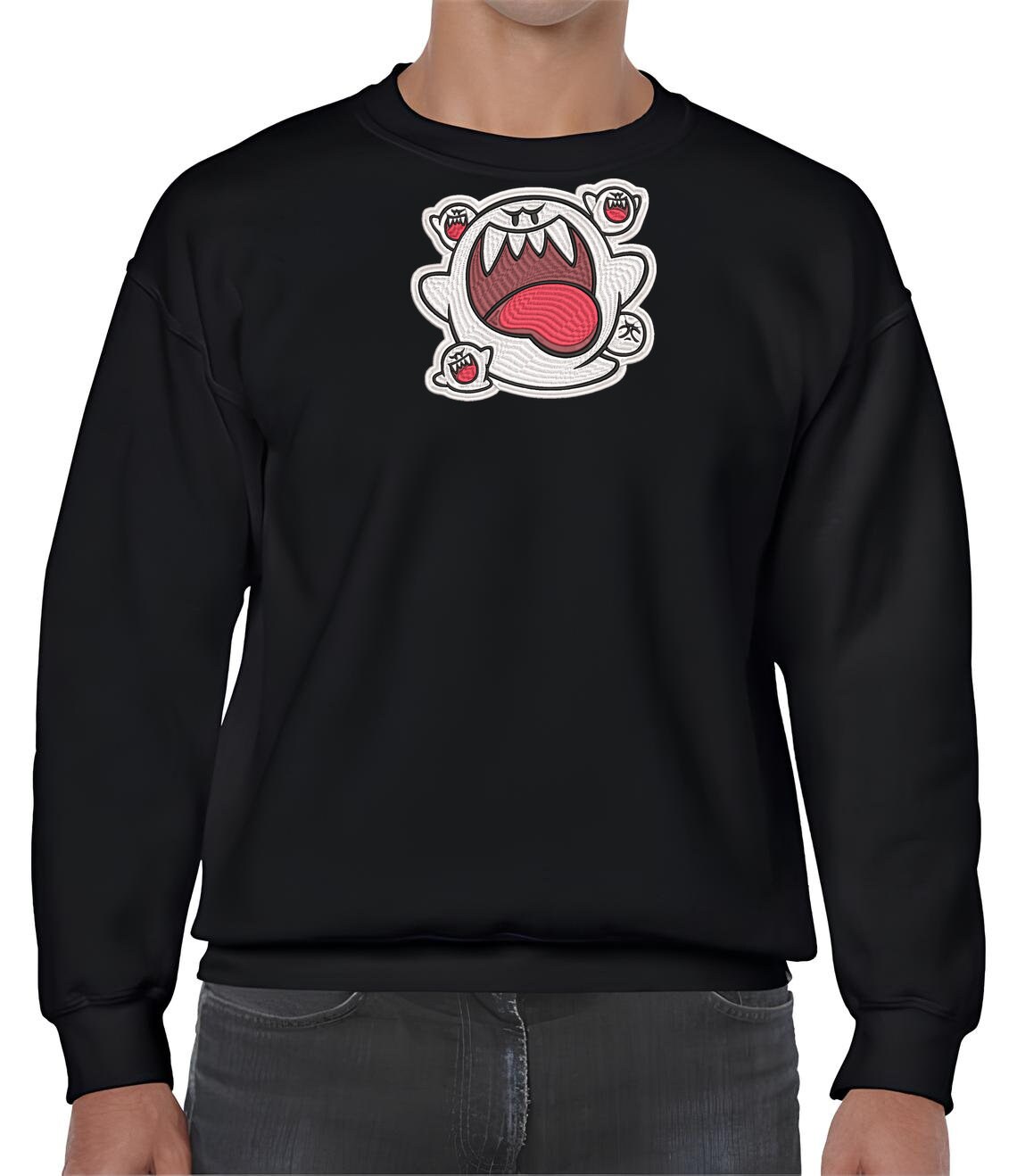 King Boo Design Embroidery File, Mario Embroidery File, Mario ...