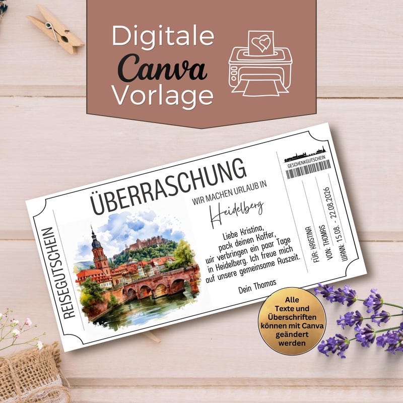 Heidelberg Holiday - Etsy UK