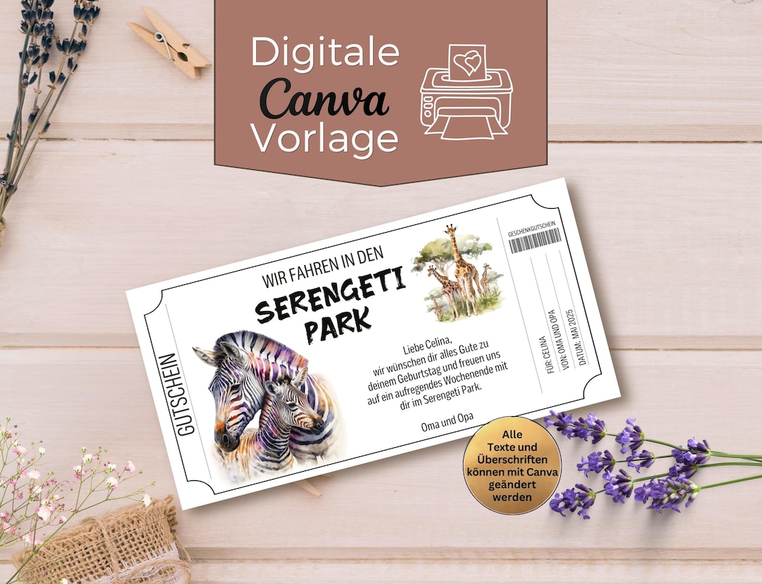 Serengeti Park Gutschein 2022