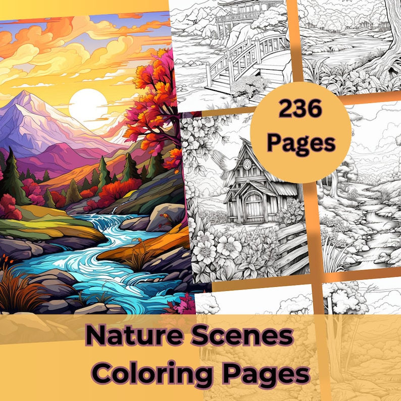 Nature Coloring Pictures Coloring Pages Templates Coloring for Adult ...