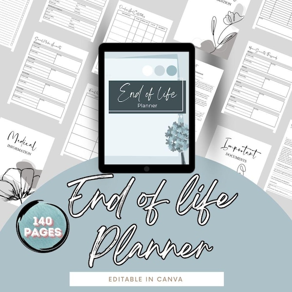 Editable Life Planner - Etsy
