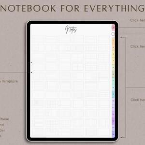 Digital Notebook | Student Notebook | iPad Notebook | Goodnotes ...